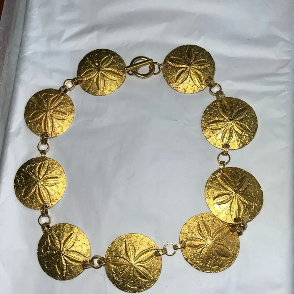 Carol Dauplaise | Jewelry | Designer Carol Dauplaise Gold Tone Sand ...